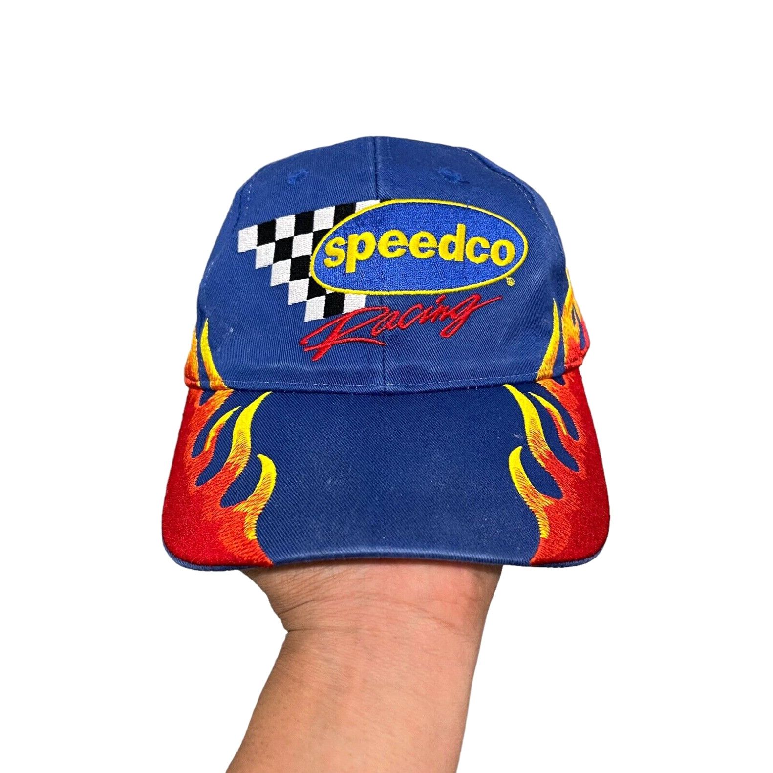 Vintage Retro 2010s Speedco Racing Flame Design Hat Cap Cars K-Products ...