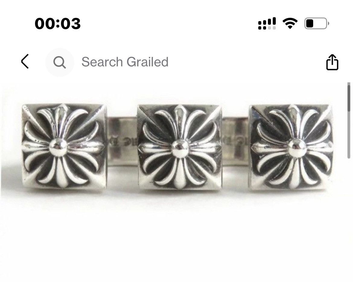 Chrome Hearts Chrome knuckles ring | Grailed