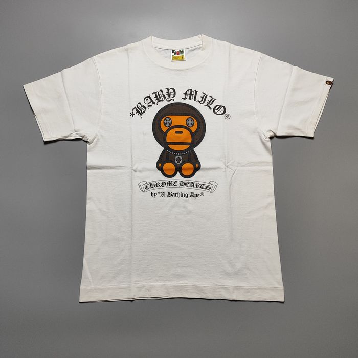 Bape Bape x Chrome Hearts Baby Milo Tee | Grailed