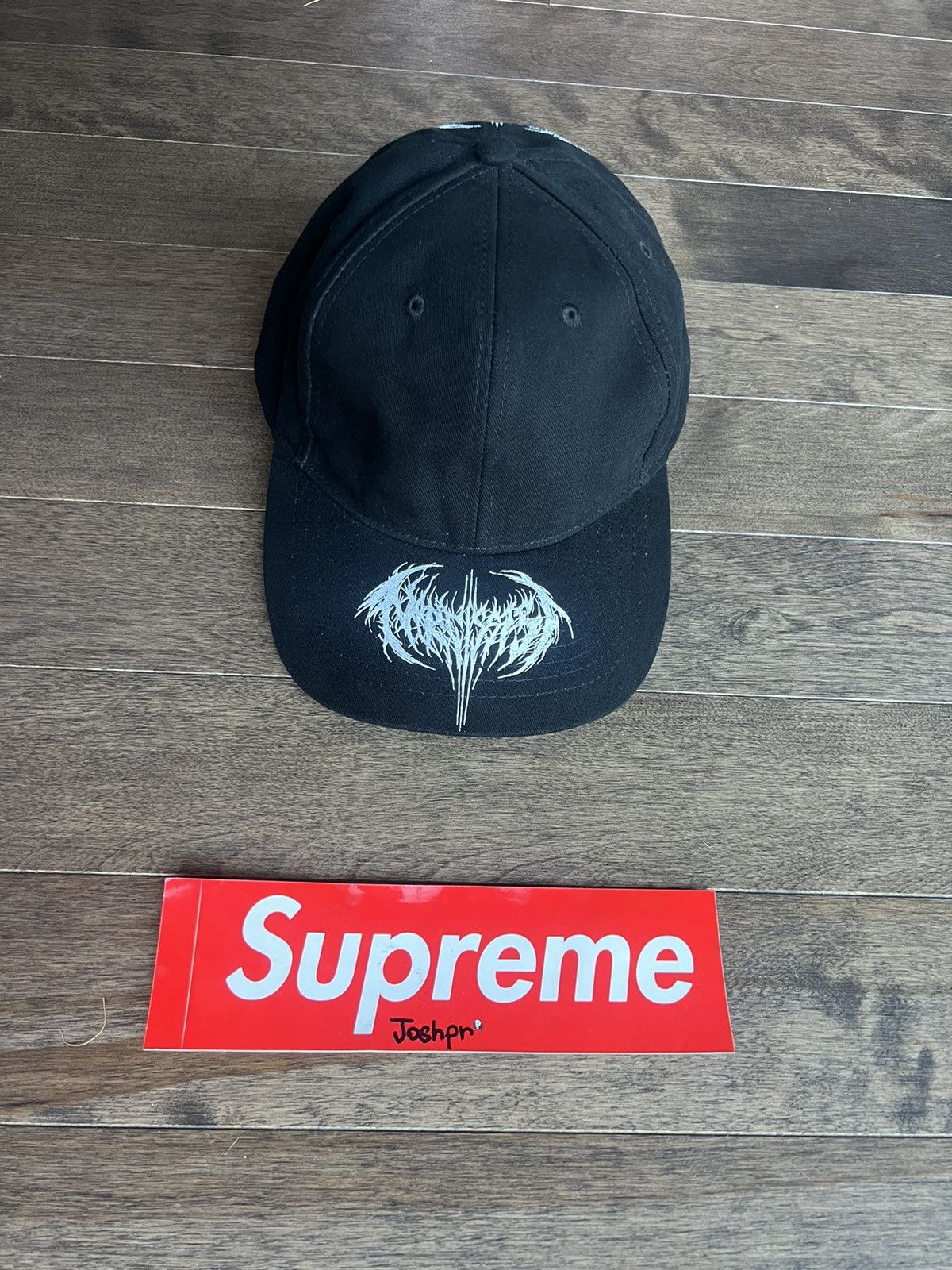 Playboi Carti Playboi Carti Narcissist hat black and white OS | Grailed