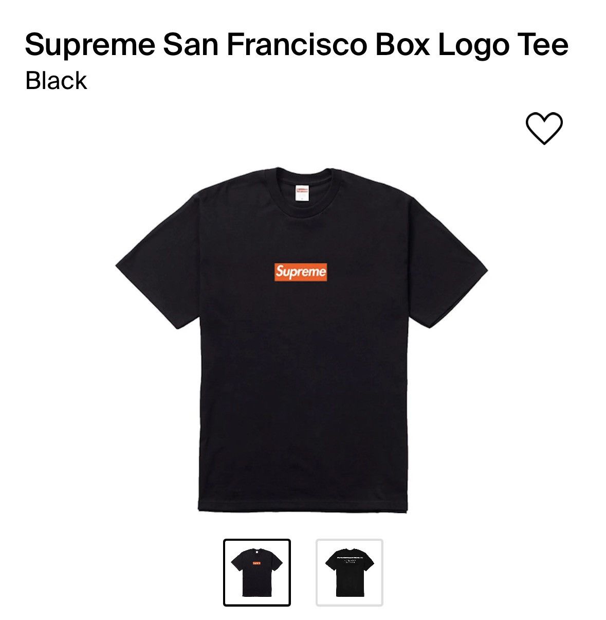 Supreme san francisco box logo t | Grailed