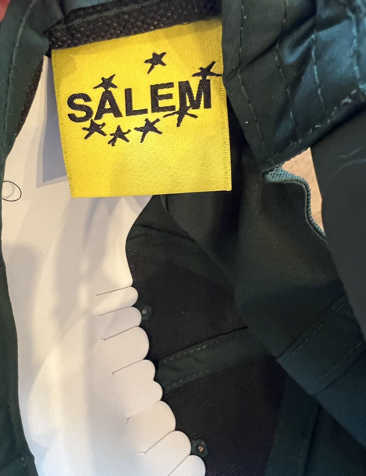 Drain Gang × S4LEM Salem S4LEM Flag Hat Green USA | Grailed