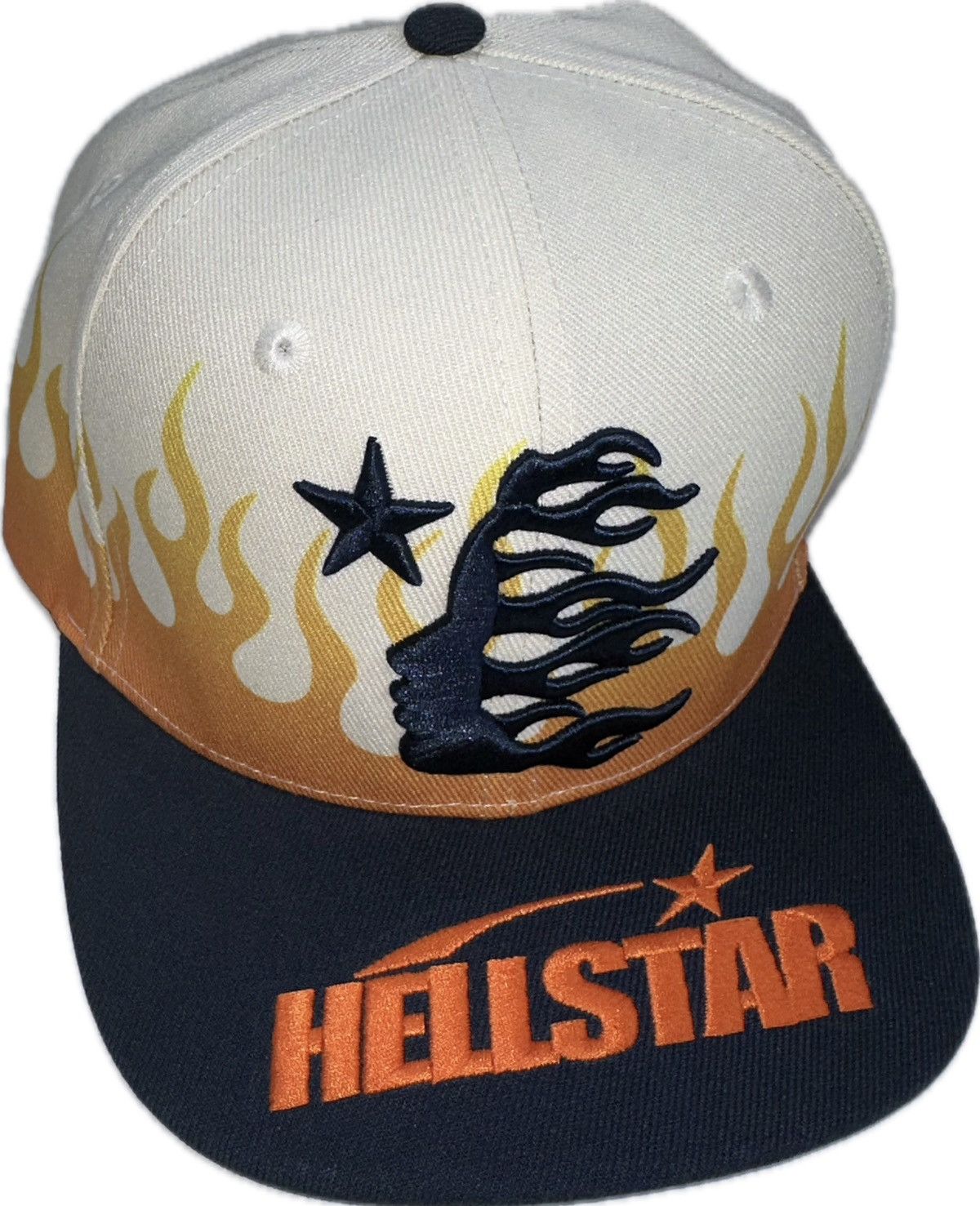 HELLSTAR Hellstar Flame Vintage SnapBack Hat | Grailed