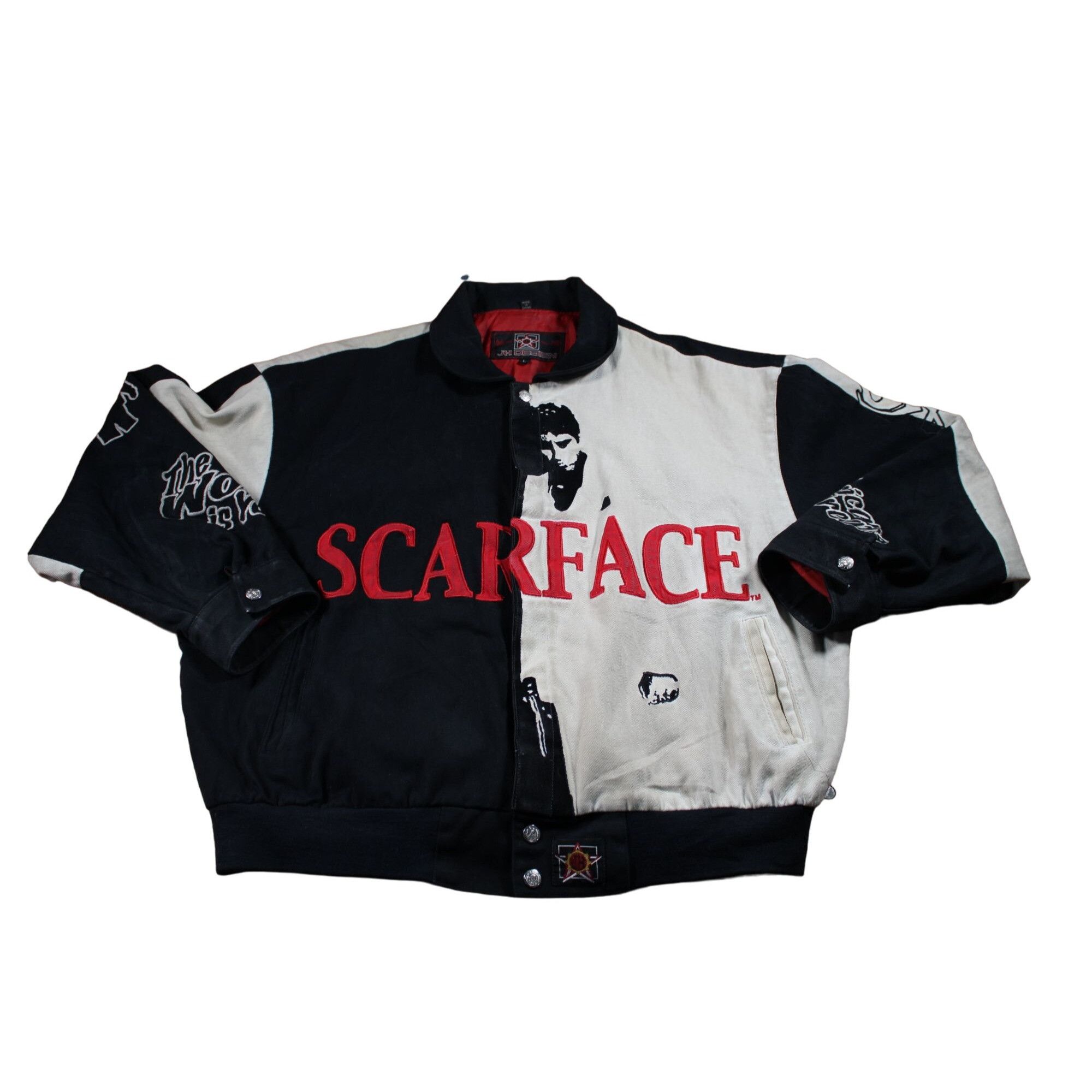 Jh Design Vintage JH Design Scarface Bomber Jacket | Grailed