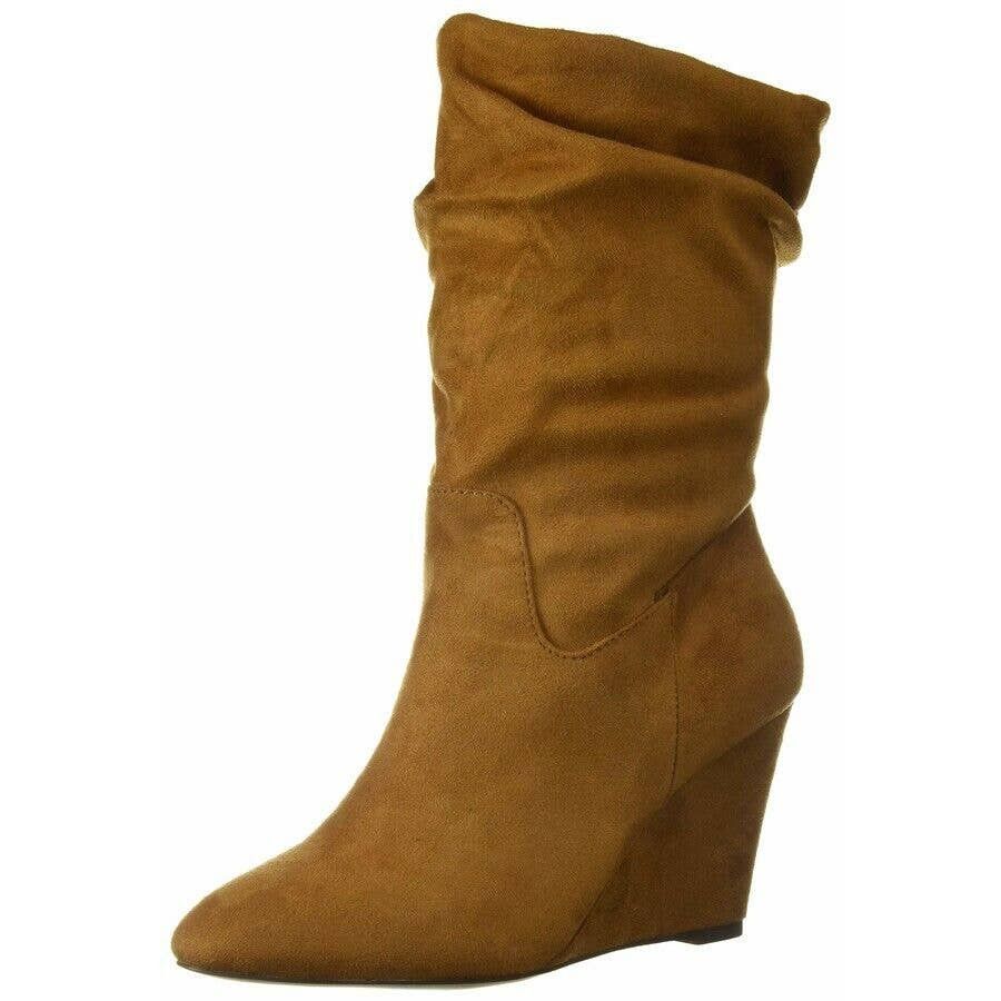 Designer Athena Alexander Slouch Faux Suede Hidden Wedge Boots 11 | Grailed