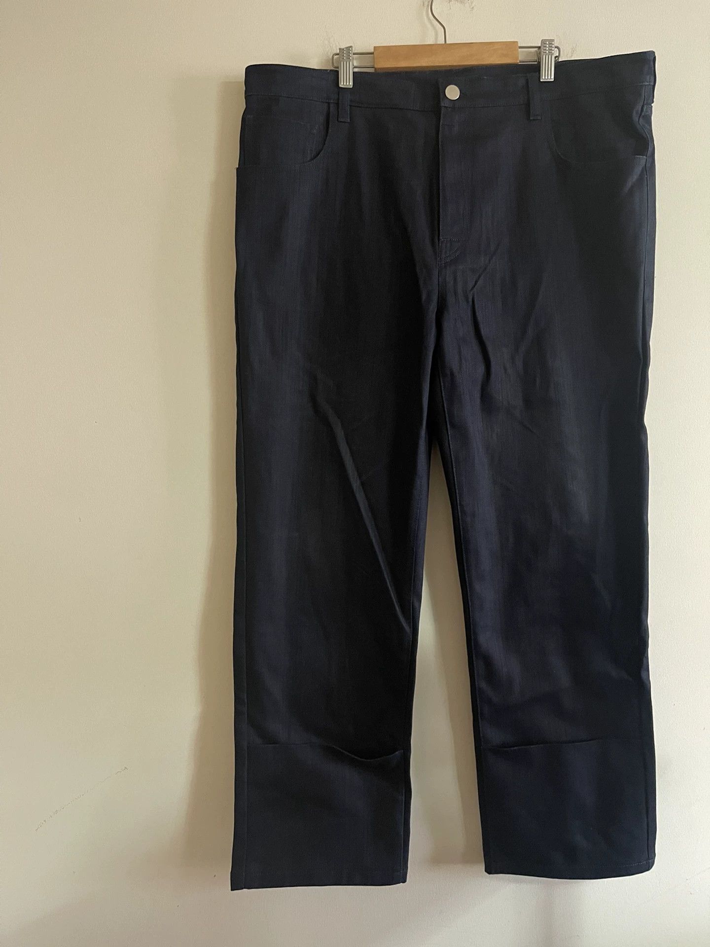 Raf Simons RAF SIMONS ss19 original color deep sea military blue jeans ...