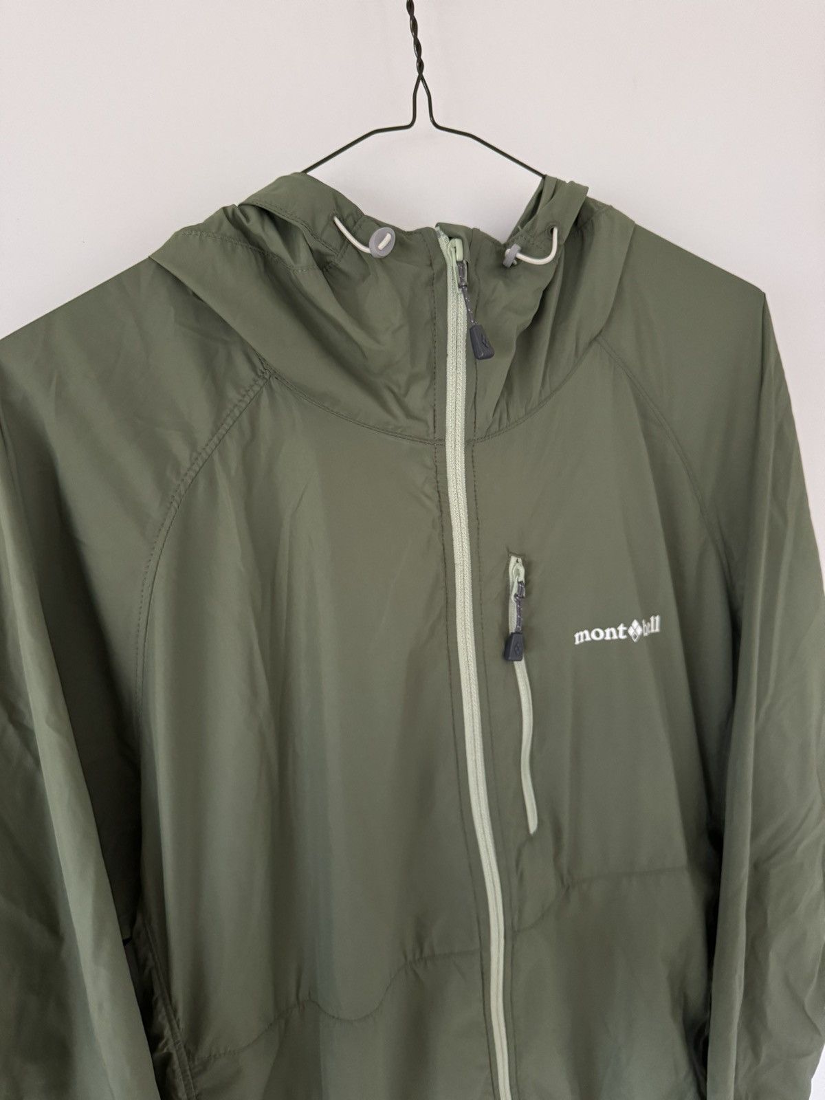 Montbell Montbell Softshell Windbreaker Jacket Olive Green - Japanese ...