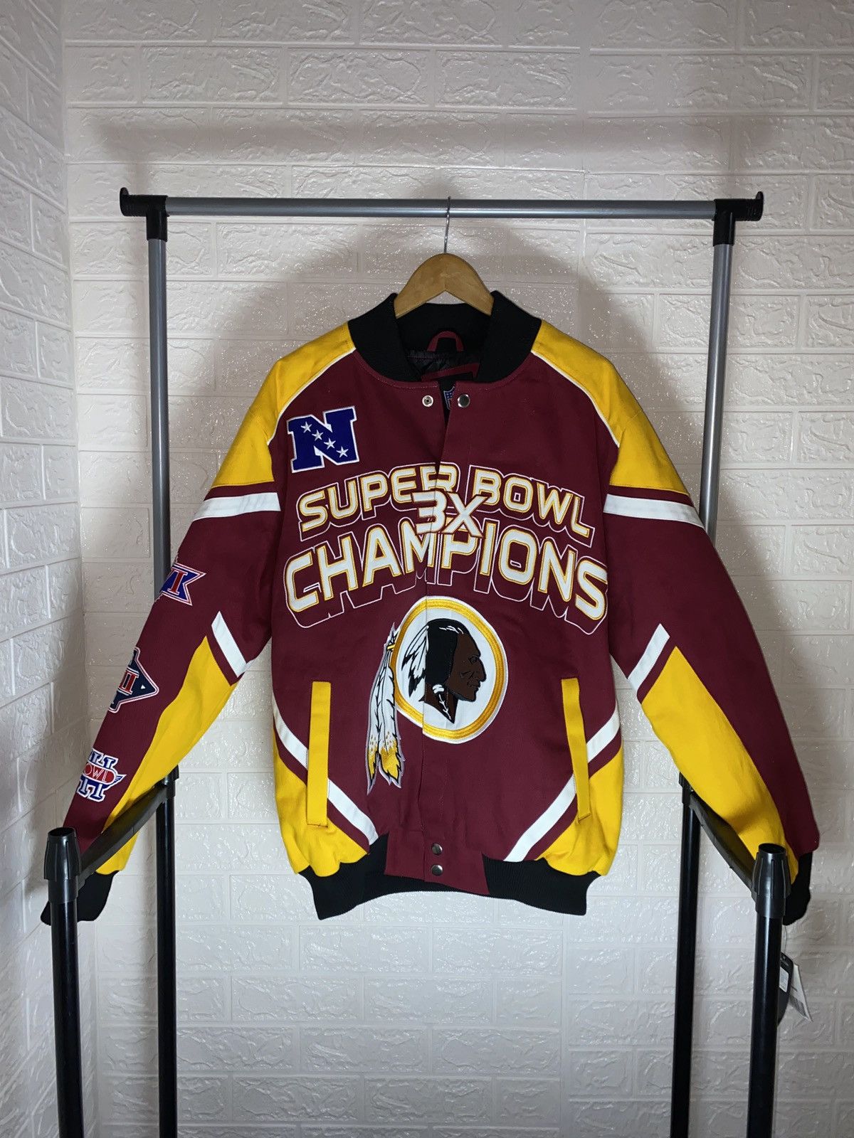 Japanese Brand × NFL × Streetwear Rare REDSKINS NFL SUPER BOWL ...