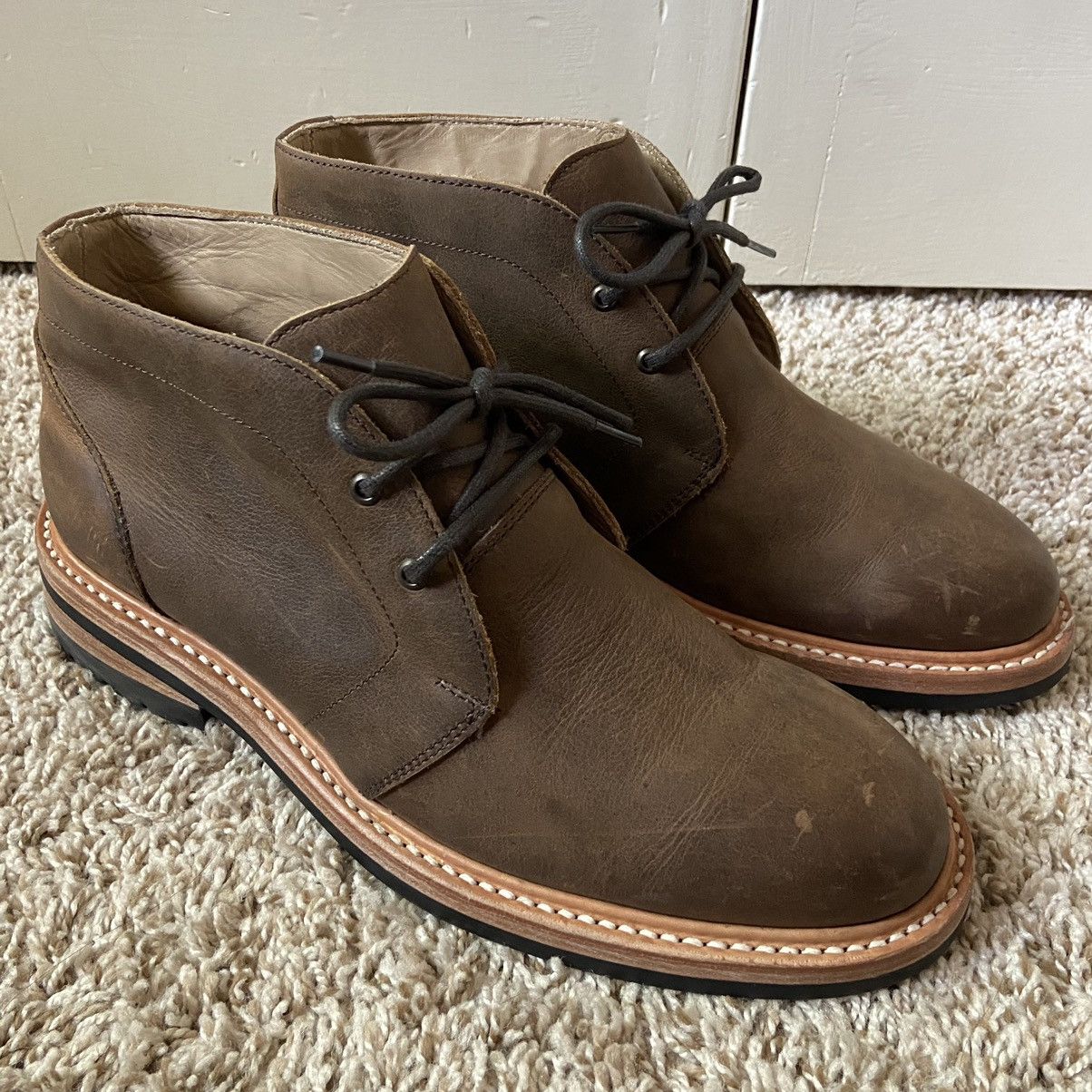 Streetwear Huckberry Rhodes Colton Chukka Brown Leather Shoes Boots ...