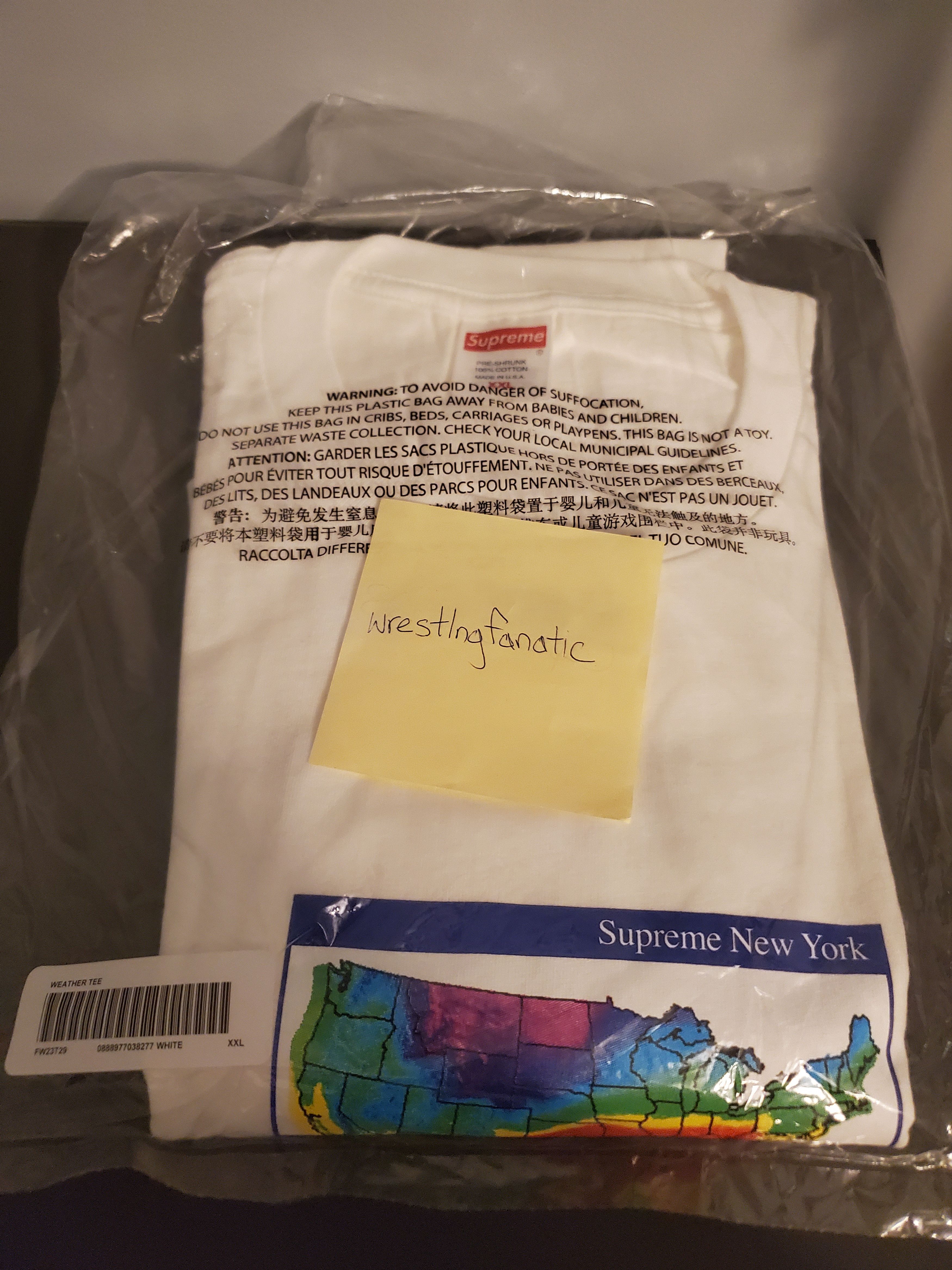 Streetwear FW23 Supreme Weather Tee | Grailed