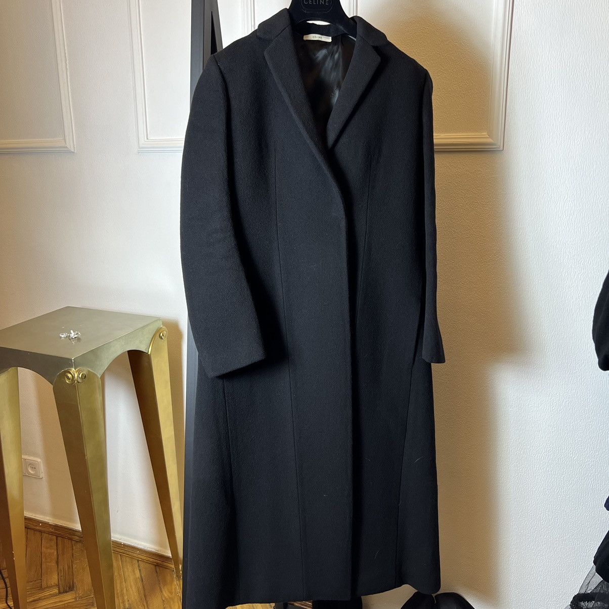Celine Céline Heavy Wool Coat | Grailed