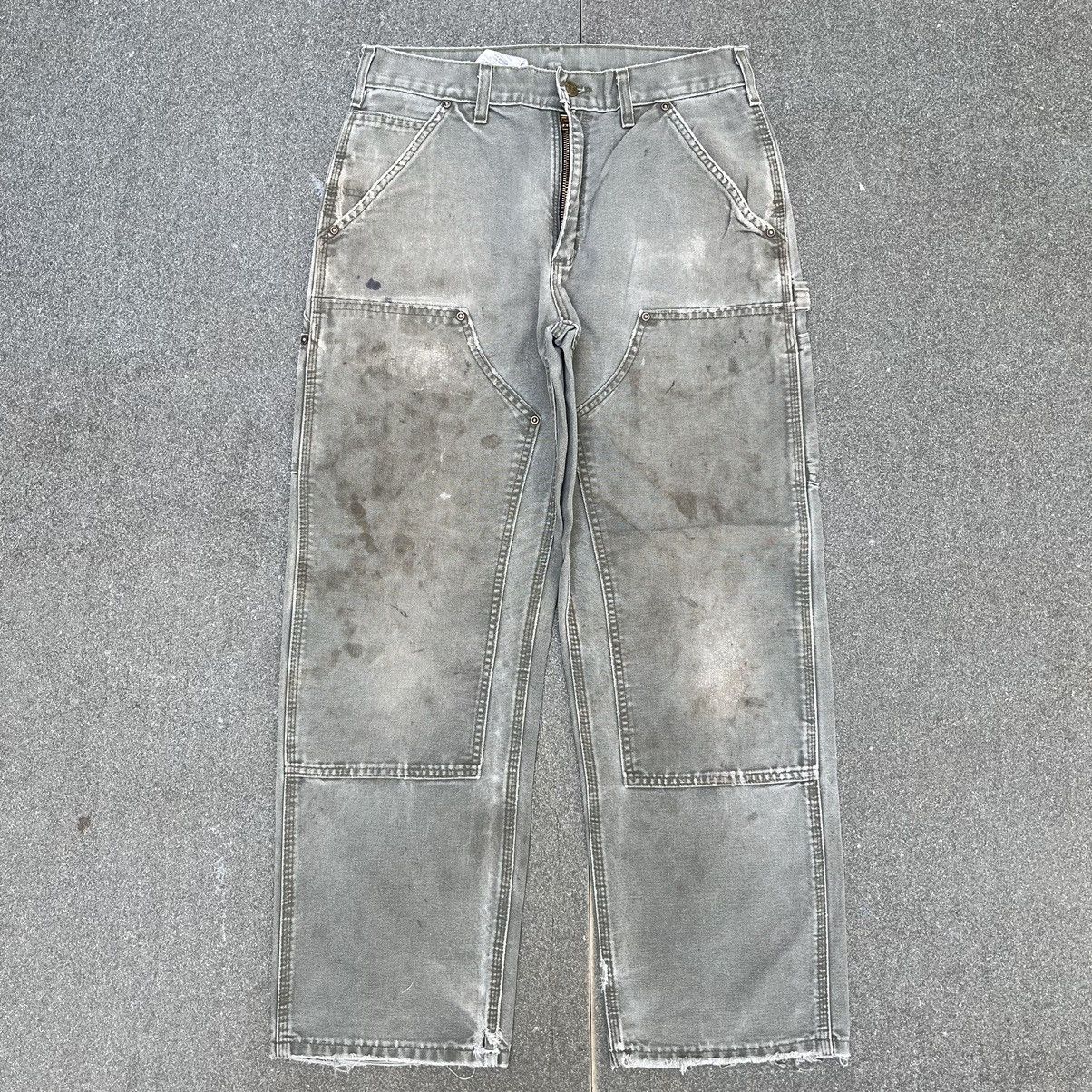 Vintage Vintage Faded Carhartt Double Knee B136 MOS | Grailed