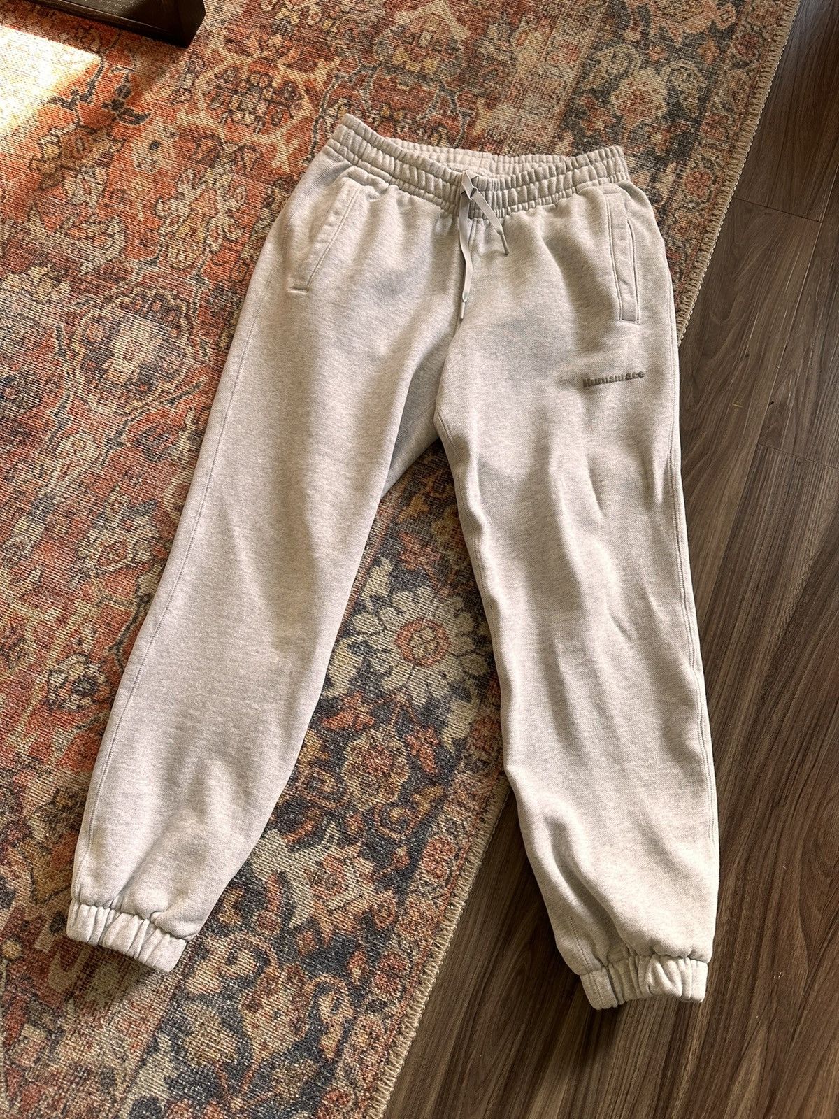 Adidas × Pharrell Human Race Premium basic Grey Sweatpants | Grailed