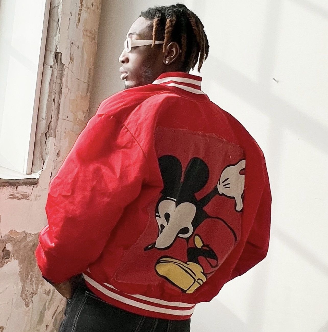 1 Of 1 × Custom × Mickey Mouse Custom 1/1 Mickey Mouse Handmade Jacket ...