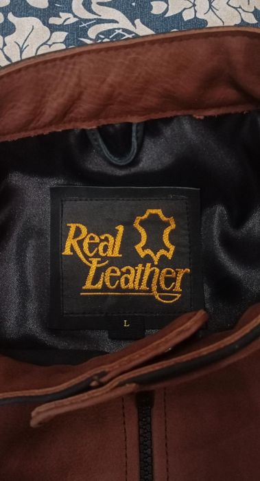 Marlboro Brown suede Marlboro classic leather biker jacket | Grailed