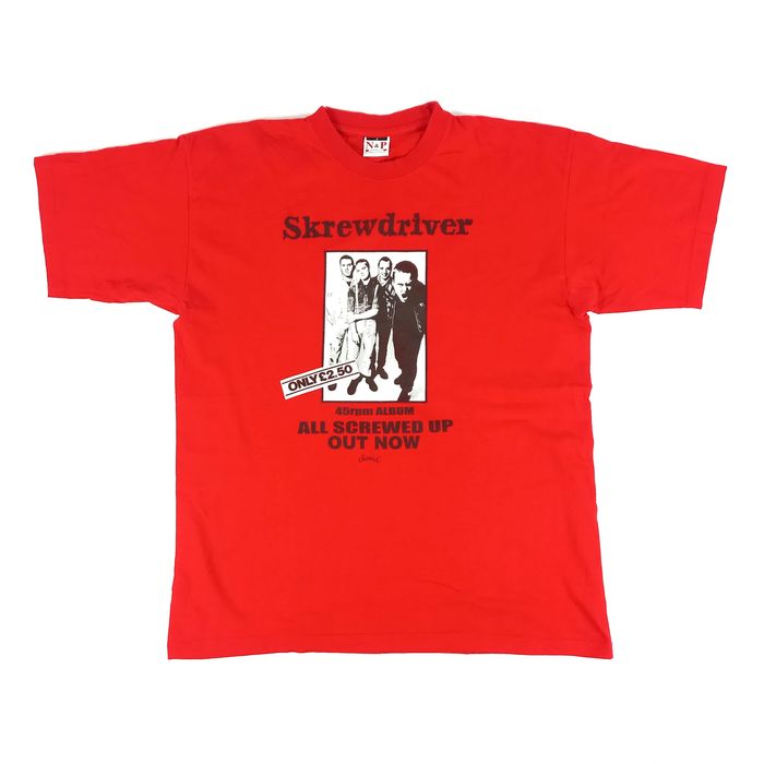 Vintage Skrewdriver vintage t-shirt 90s | Grailed
