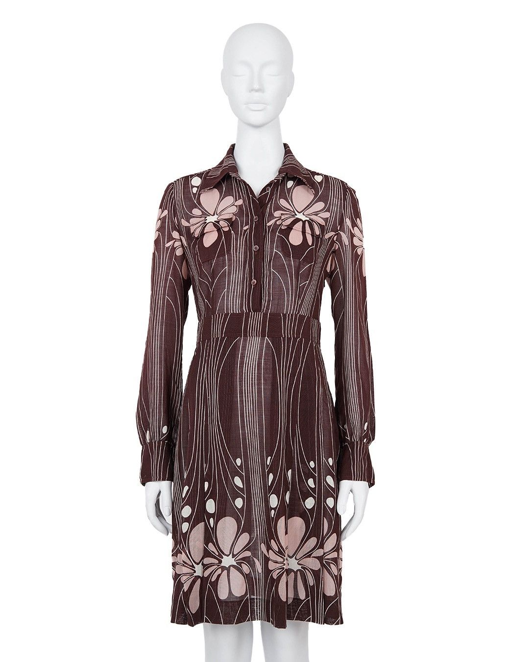 Miu Miu Miu Miu F/W2001 Art Nouveau Pattern Dress | Grailed