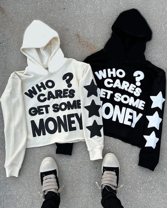 Vintage Y2K Chasing Money $$$ Streetwear Color Hoodie | Grailed