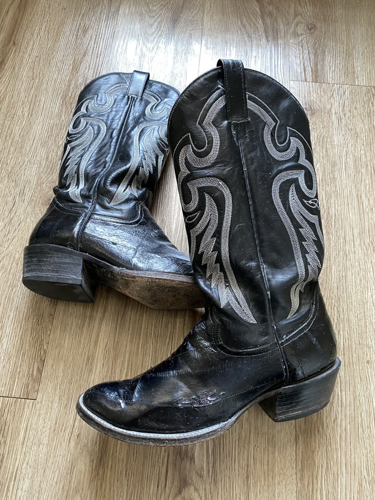 Justin Boots Vintage Cowtown Western Cowboy Boots | Grailed