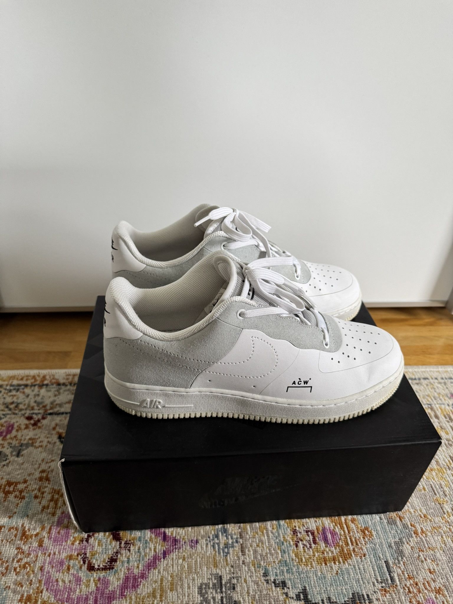 A-COLD-WALL* Nike x ACW Air Force 1 White/Grey/ 44EU | Grailed