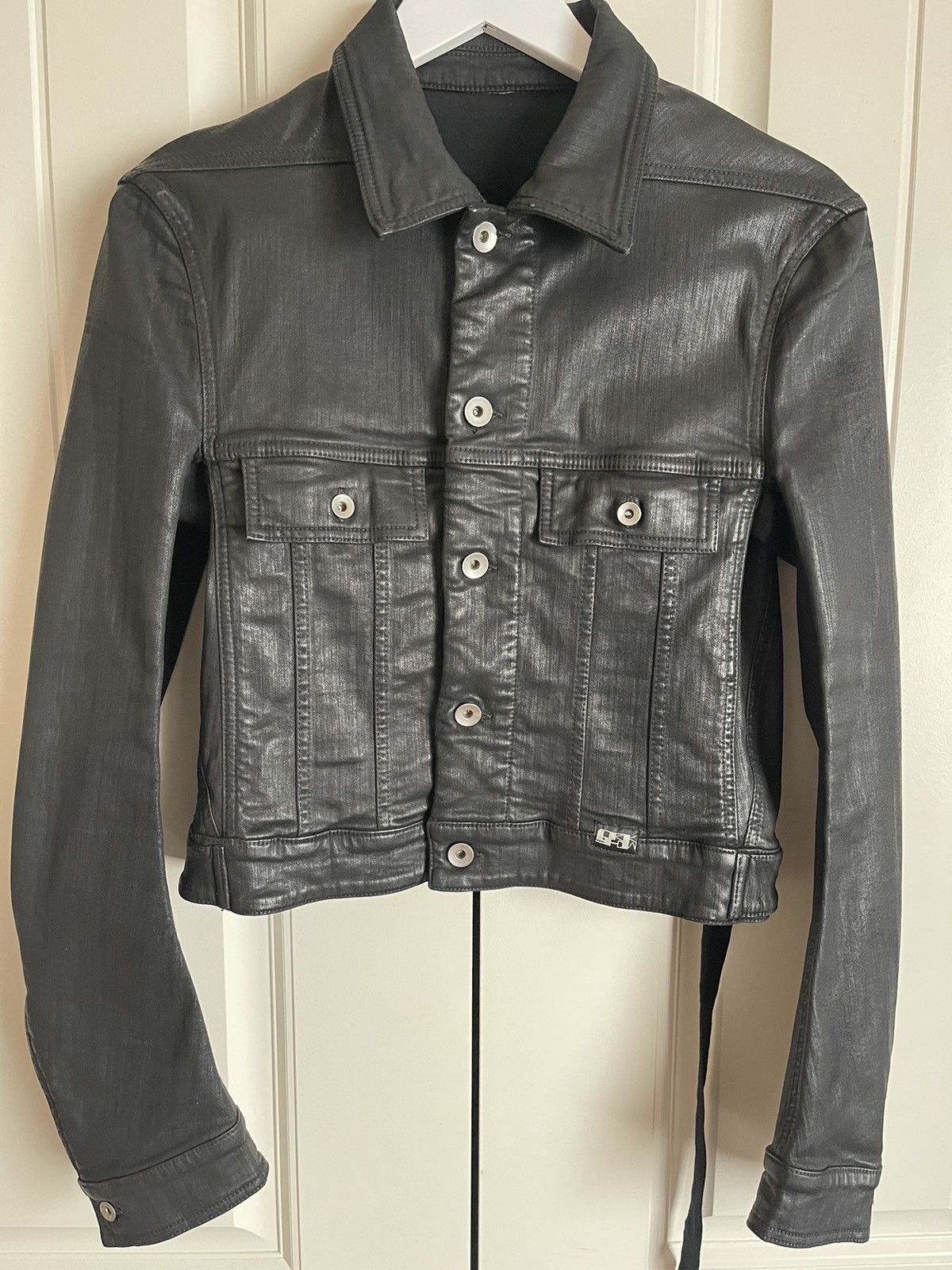 Rick Owens × Rick Owens Drkshdw LITTLE JOE DENIM JACKET | Grailed