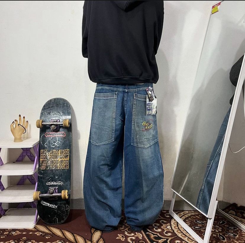 Ecko Unltd. × JNCO × Snoop Dogg Y2K FAIKO BULLS BIG POCKET JEANS HIP ...