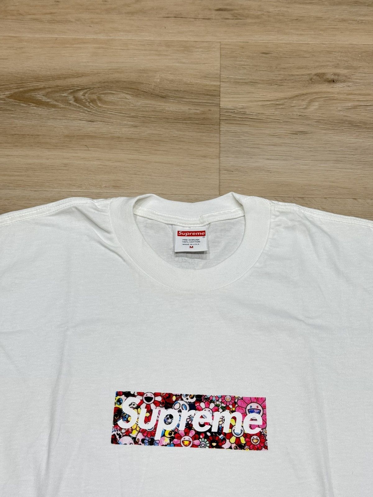 Supreme × Takashi Murakami Supreme Murakami Covid Relief Box Logo Tee ...
