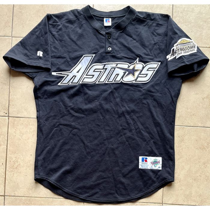 Russell Athletic Houston Astros RARE 1994 ASTRODOME Russell jersey BP ...