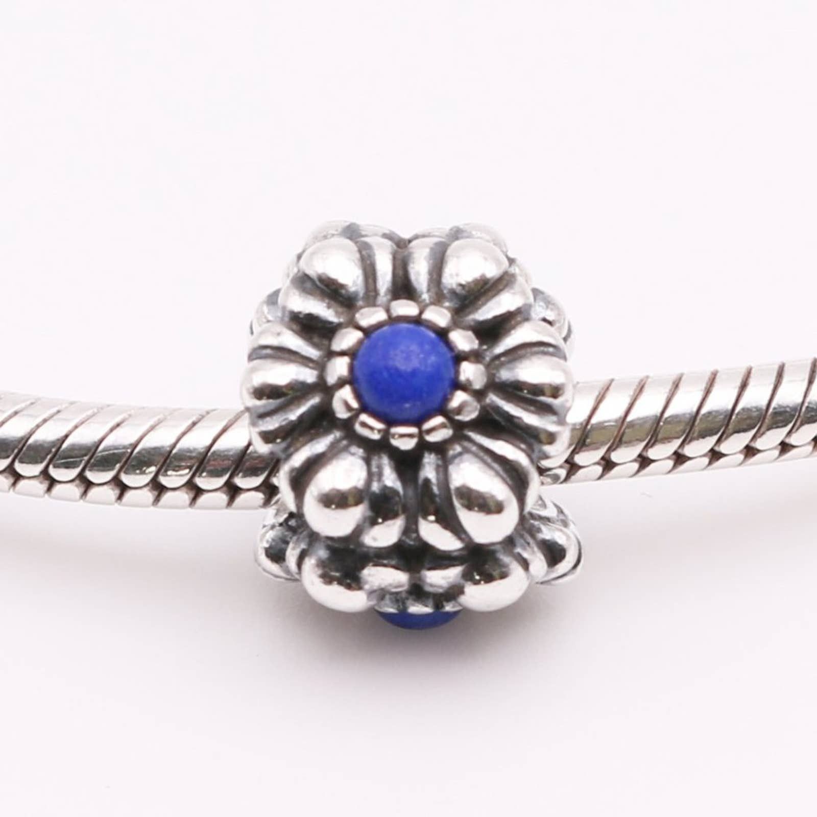 pandora Rare PANDORA Birthday Blooms September with Blue Sapphire | Grailed
