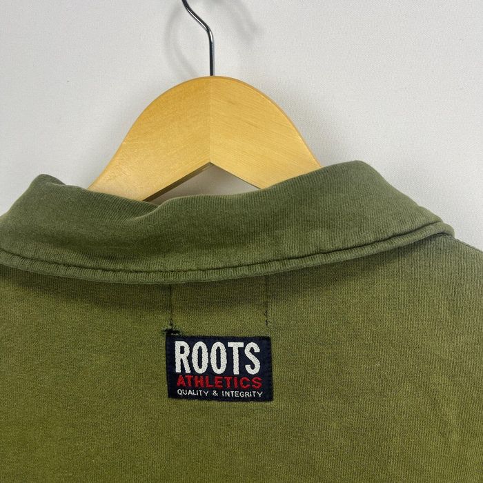 Vintage Vintage 90s Roots Quarter Zip Sweatshirt Made in Canada | Grailed