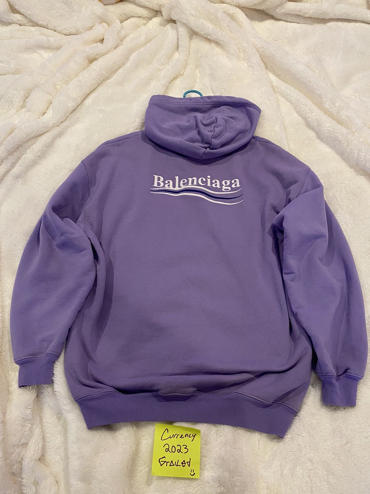 Balenciaga NEW SEASON BALENCIAGA Campaign Hoodie Purple Lilac ☔️🍇🦄 | Grailed