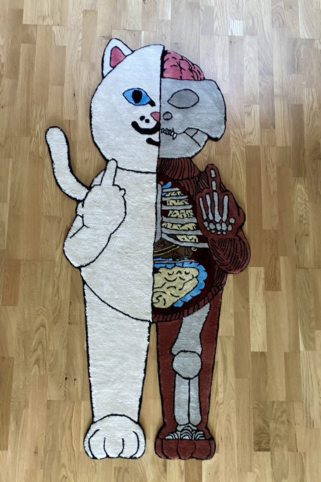Rip N Dip Ripndip Nermal Anatomy rug - Limited Edition | Grailed