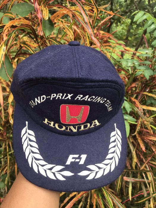 Vintage Vtg 90s Honda Grand-Prix Racing Team 7 panel Cap | Grailed