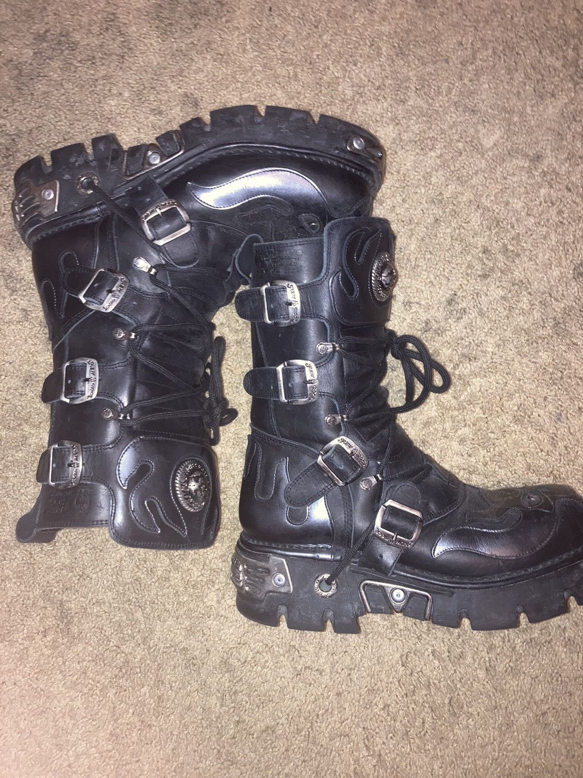 New Rock New Rock Platform Boots | Grailed