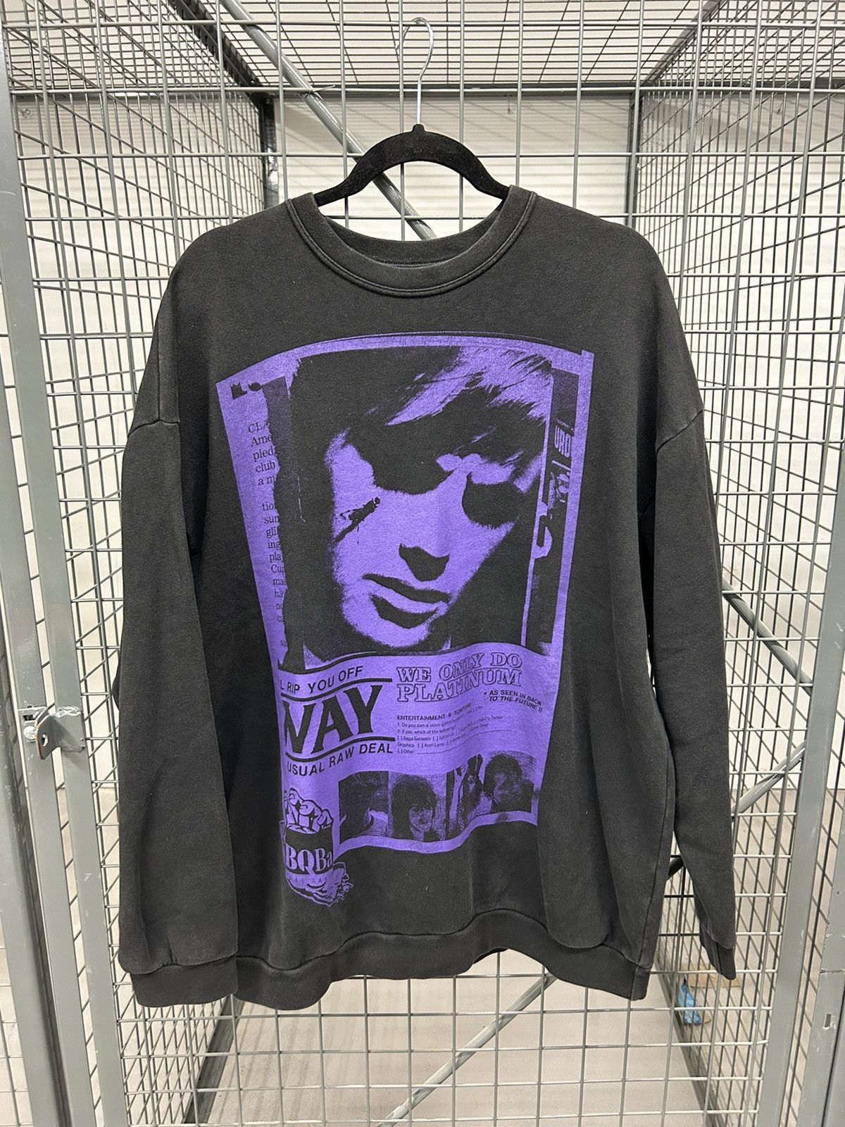 Raf Simons 2003 RAF SIMONS Consumed Collage Sweatshirt | Grailed