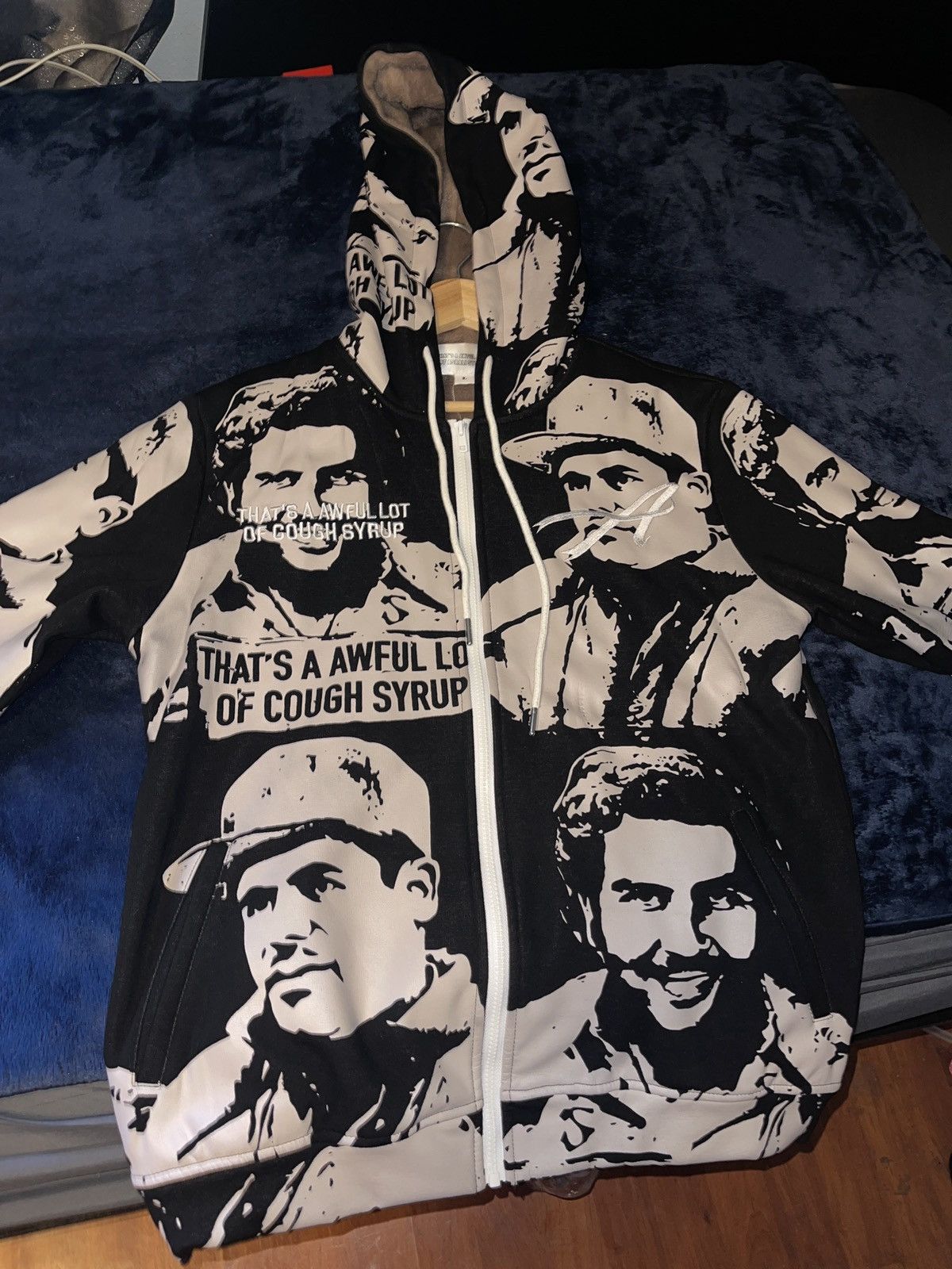 Awful Lot of Cough Syrup Awful Lot of Cough Syrup x Asaali Zip Up | Grailed