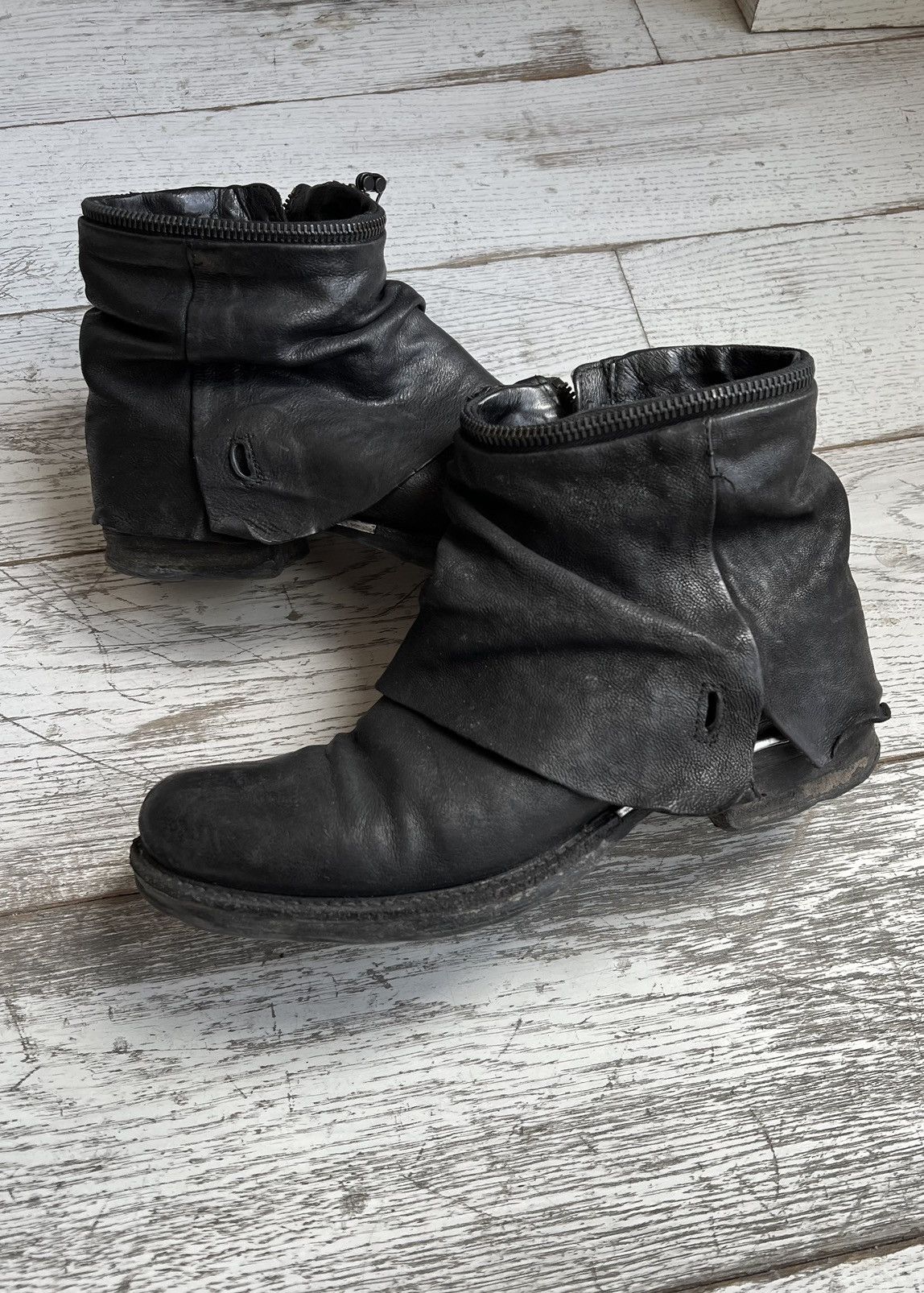 Guidi × Japanese Brand × Yasuyuki Ishii Vintage AS98 black boots with ...