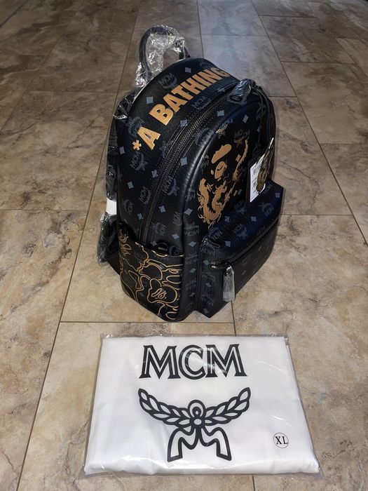 Bape Bape x MCM Stark Backpack (2024) | Grailed