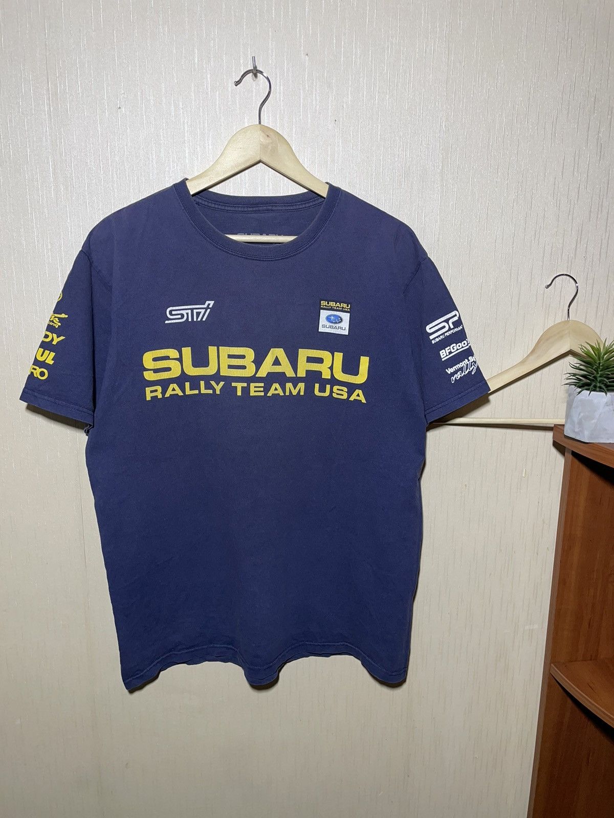 Streetwear × Vintage Subaru rally team USA streetwear vintage T shirt ...