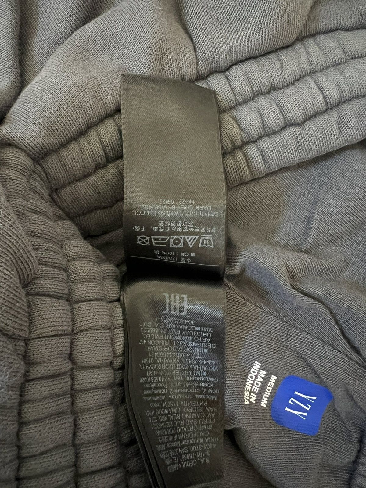 Balenciaga × Gap × Yeezy Yeezy Gap Double Layered Heavy Sweatpants Dark ...