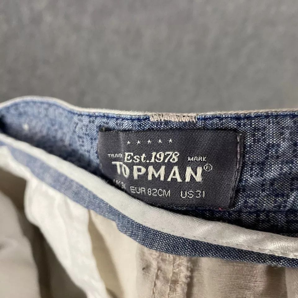 Topman Topman Shorts Men's Size 31 Chino Slash Pockets Zipper Fly | Grailed