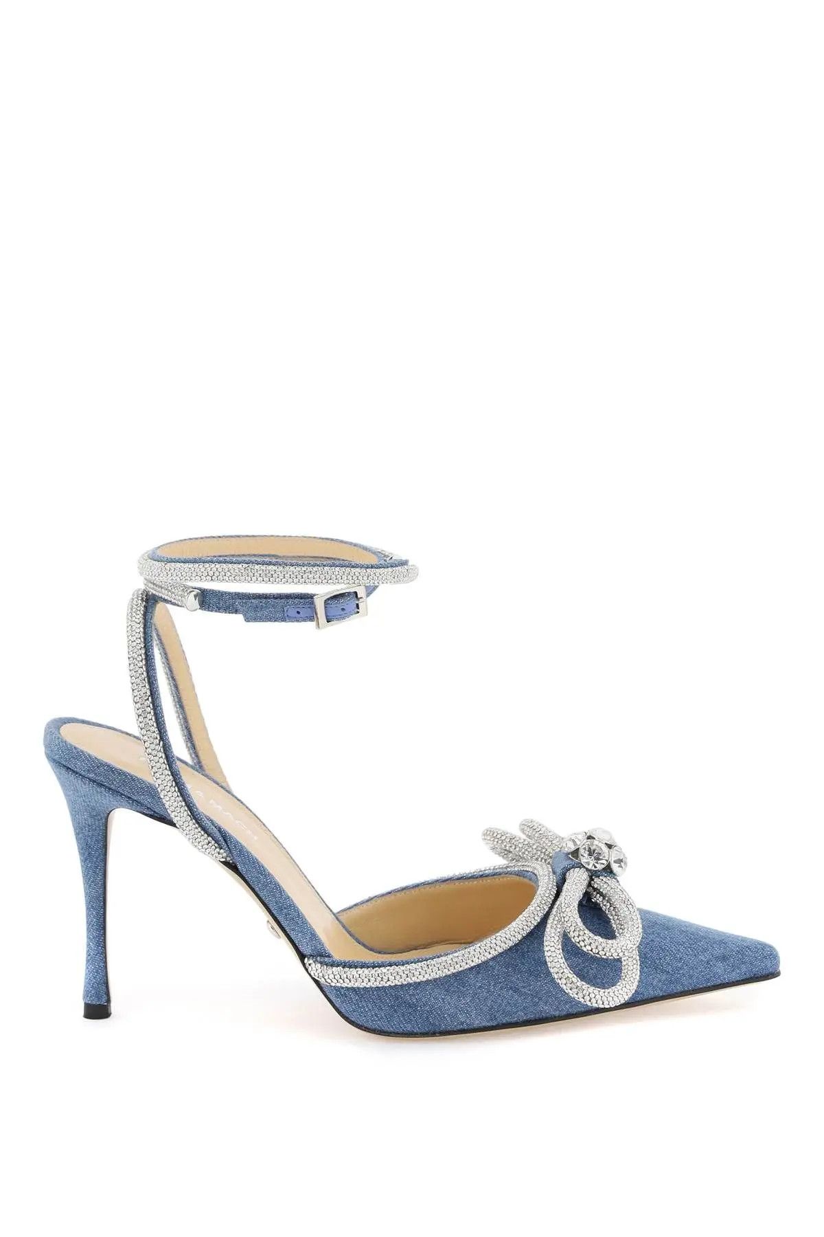 MACH & MACH o1s22i1n0923 Denim Pumps in Blue | Grailed