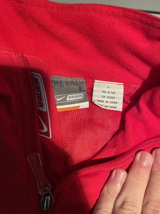 Nike Nike x Bauer vintage hockey jacket | Grailed