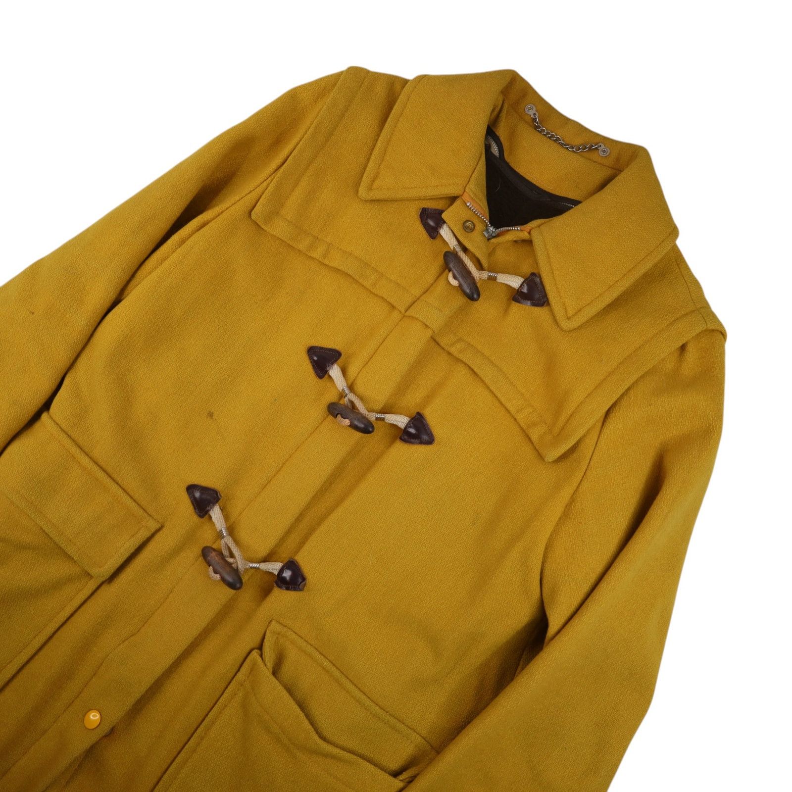 Sears × Vintage True VTG 70s Sears Roebuck JR Bazaar Bone Toggle Wool ...