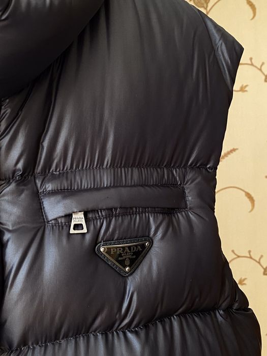 Prada Prada Nylon Feather Down Puffer Vest | Grailed