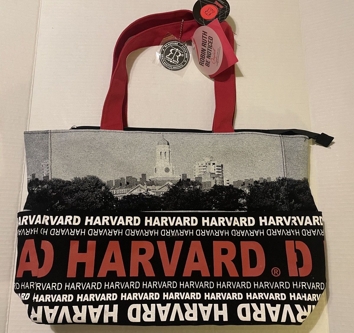 Robin Ruth Robin Ruth Harvard University Rectangle Scenic Tote Bag NWT ...