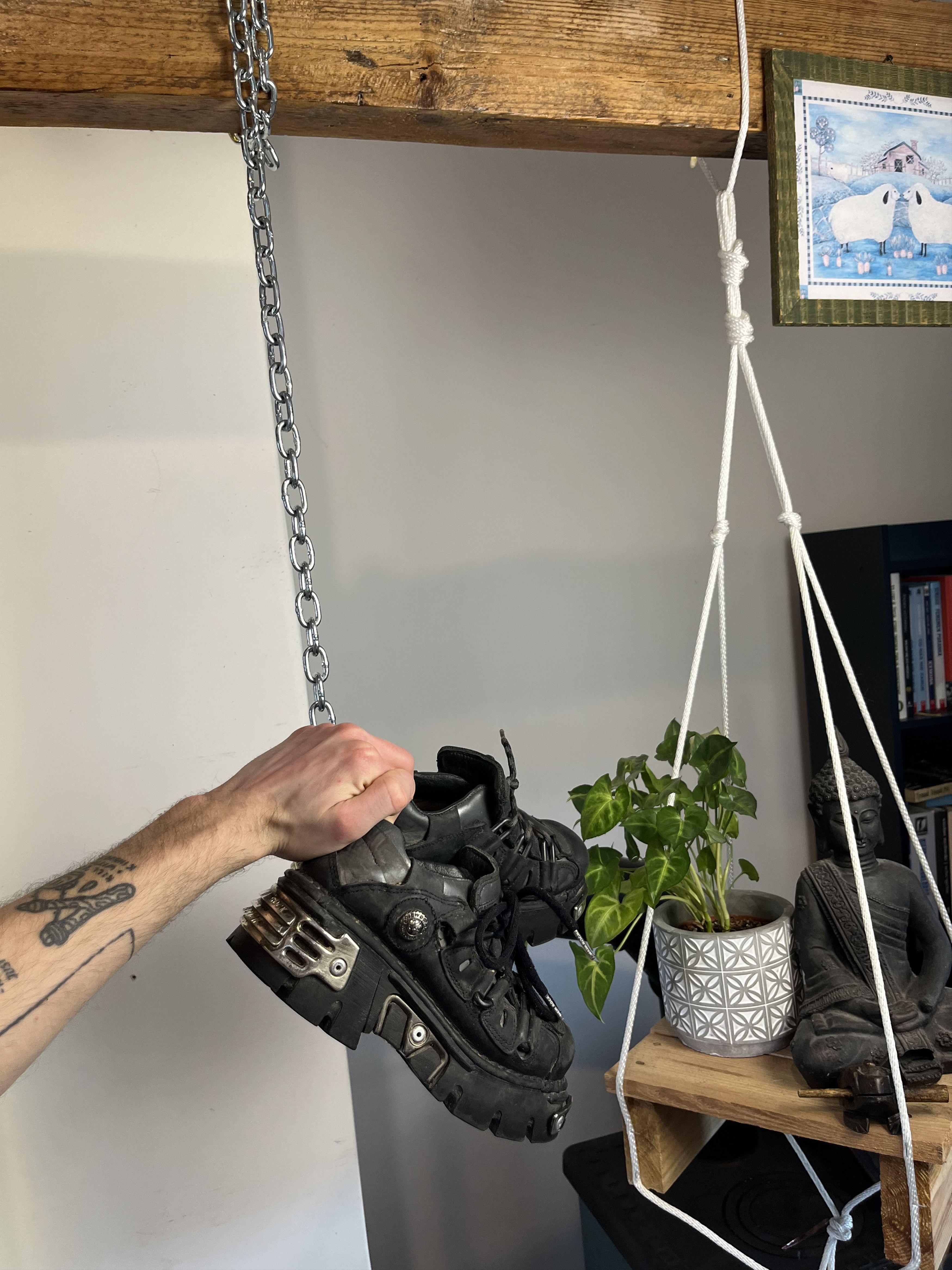 Vintage New Rock Reactor Goth Opium Emo Boots Platform Shoes | Grailed