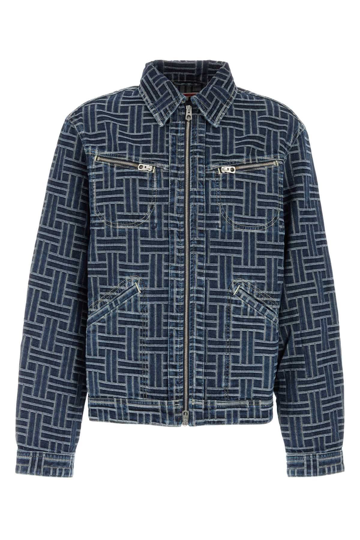 Kenzo Embroidered Denim Jacket | Grailed