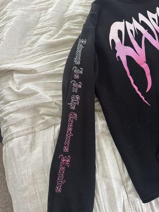 Revenge Black and Pink Revenge Hoodie | Grailed
