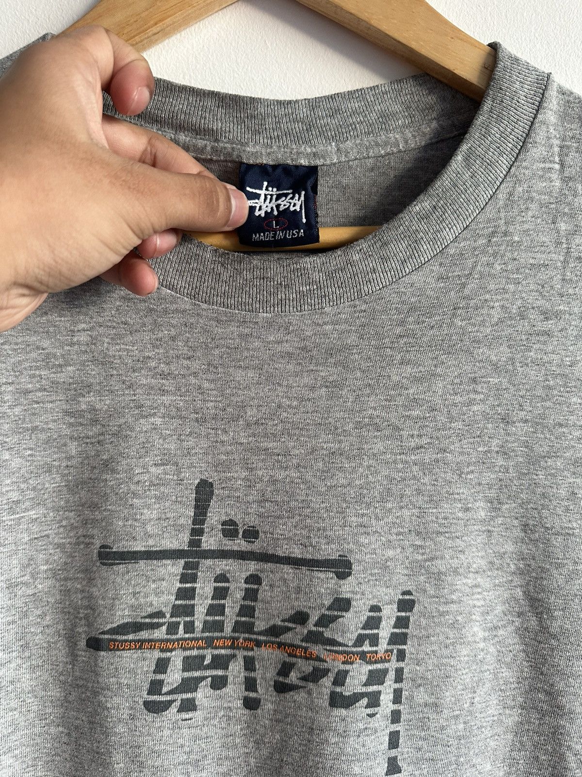 Vintage Vintage 90’s Stussy International Centre USA Single Stitch | Grailed